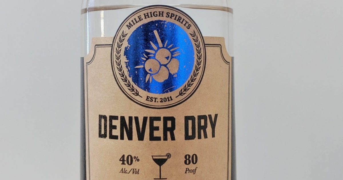 Denver Dry Gin from Mile High Spirits Review and Rating | the GIN is IN