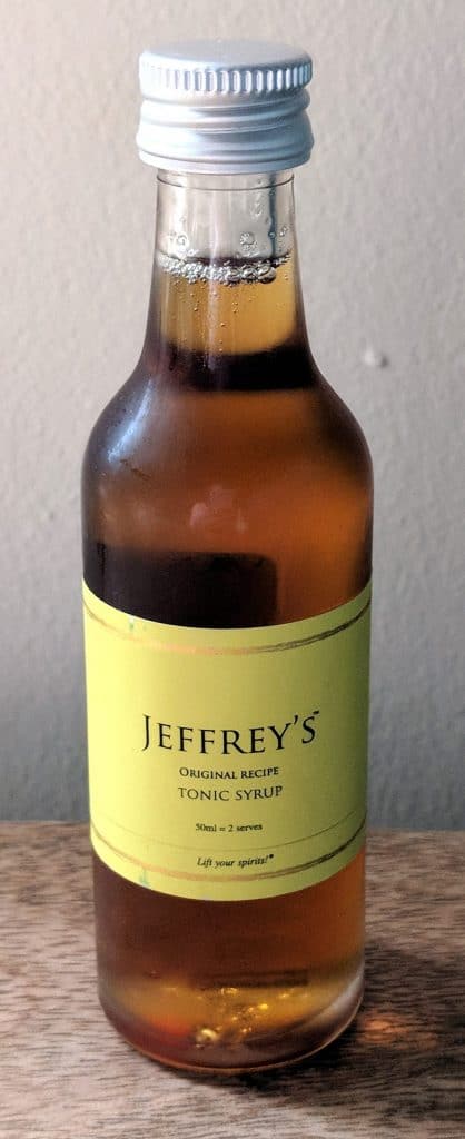 Jeffrey's Tonic Syrup | Tonic Water Review and Tasting Notes