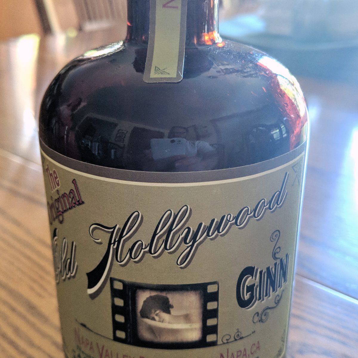 Gins distilled from a base spirit of grapes