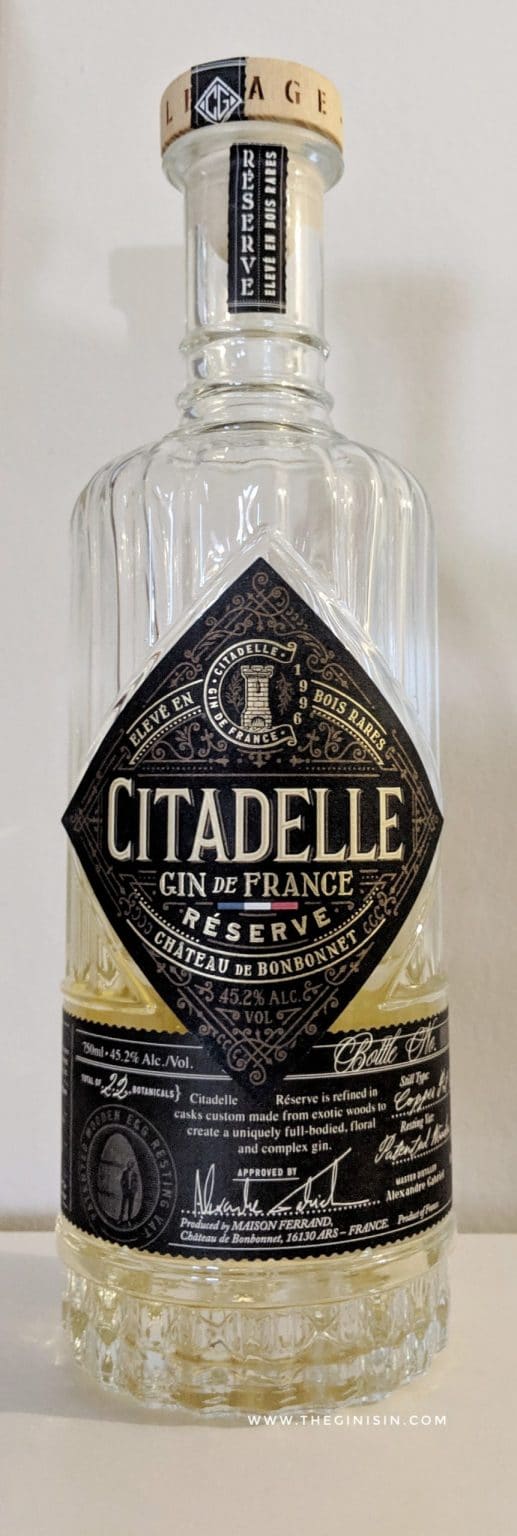 Citadelle Réserve | Gin Review, Tasting Notes and Serves