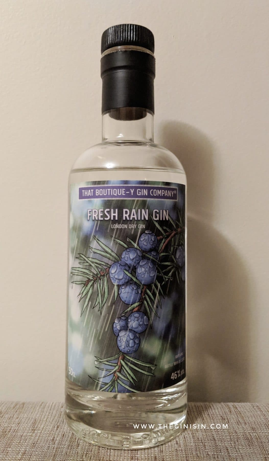 Fresh Rain Gin, a petrichor inspired gin Review and Rating | the GIN is IN