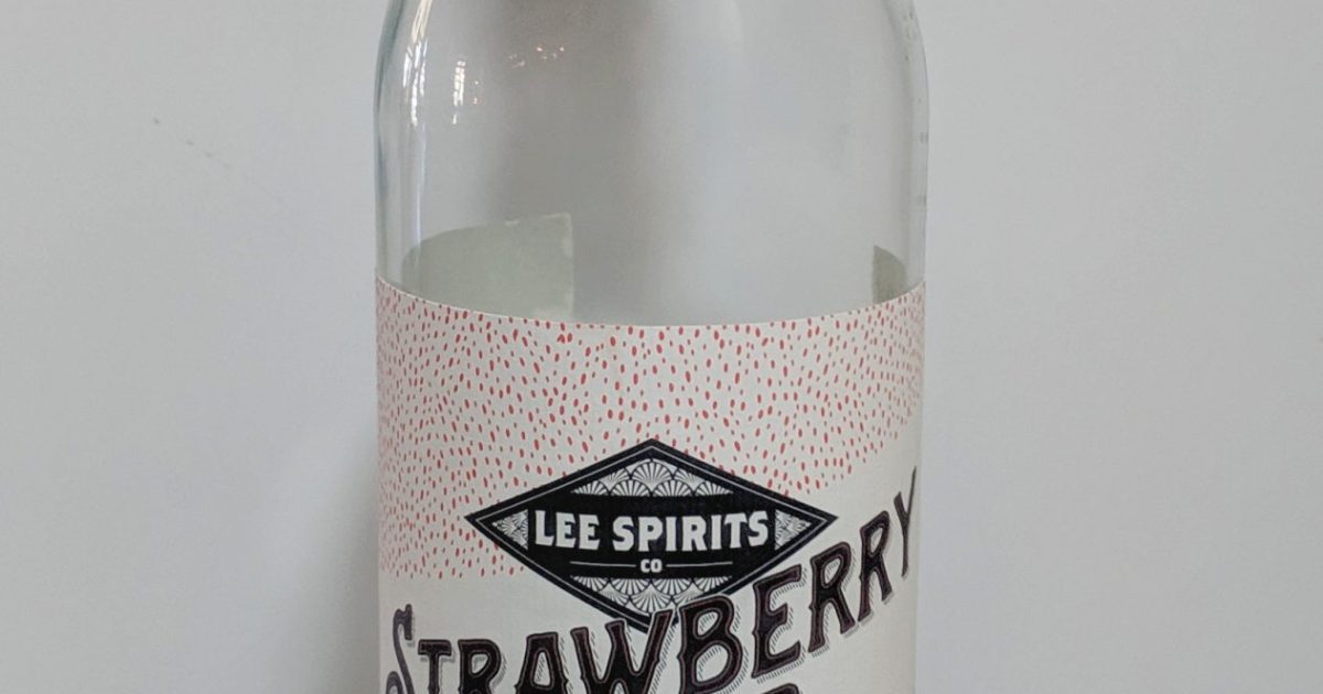 Strawberry Ginger Gin from Lee Spirits Co. Review | the GIN is IN