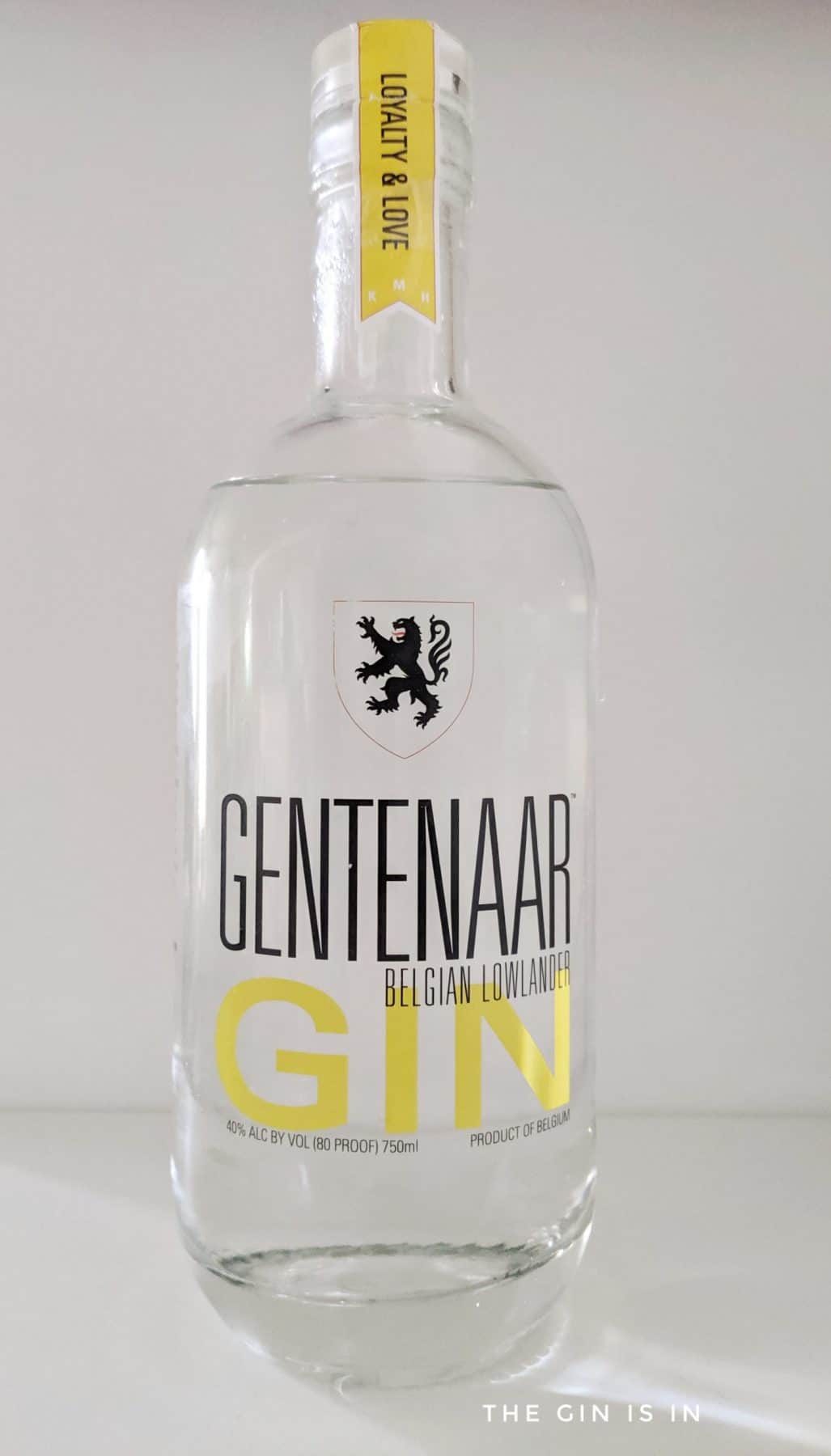 Gentenaar Gin, a "single-city" gin celebrating Ghent Review and Rating