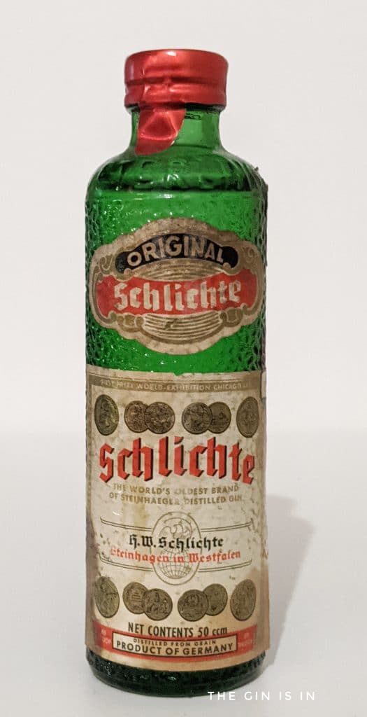 Schlichte Gin (1980s) | Gin Review, Tasting Notes and Serves