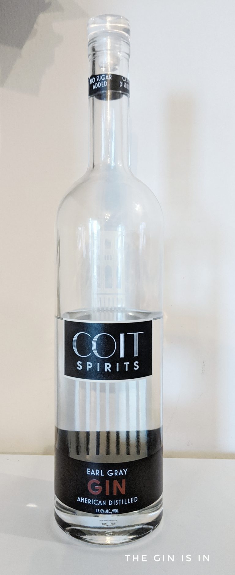 Earl Grey Gin from Coit Spirits, Review and Rating | the GIN is IN
