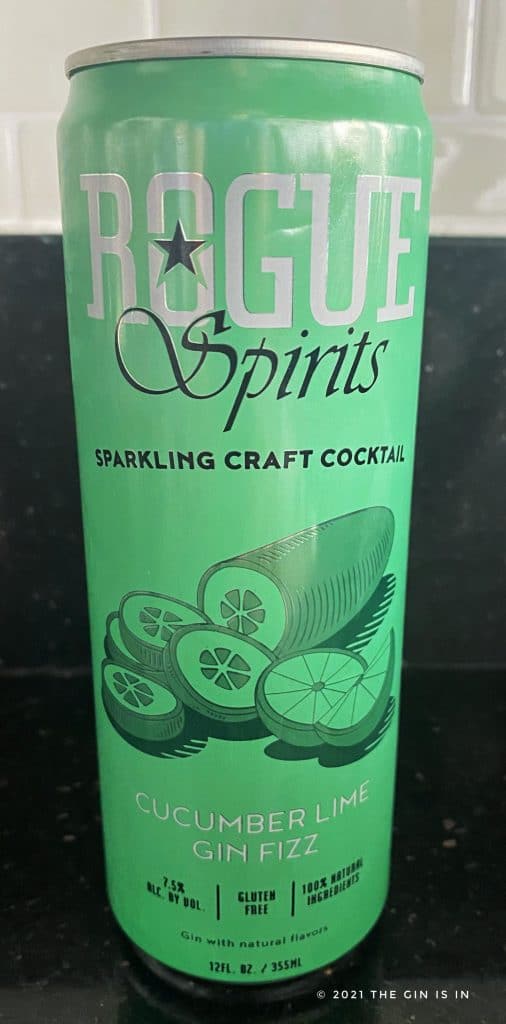 Rogue Spirits Cucumber Lime Gin Fizz | RTD Review and Tasting Notes