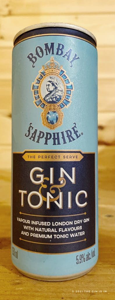 Bombay Sapphire Gin and Tonic | Canned Cocktail Review