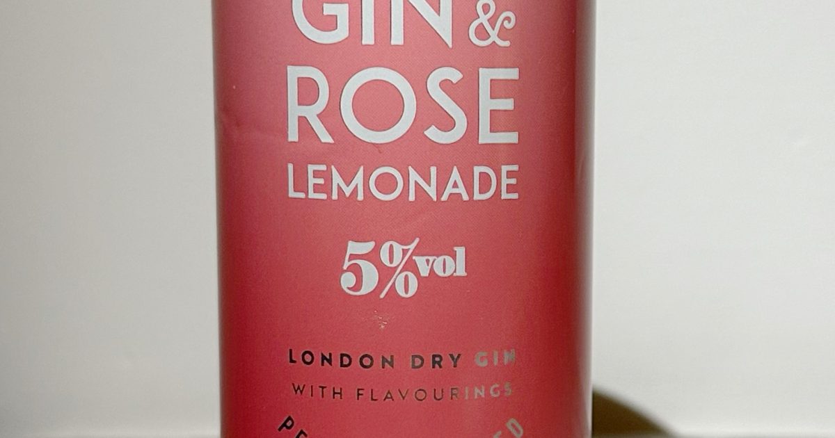 Gin and Rose Lemonade | RTD Review and Tasting Notes
